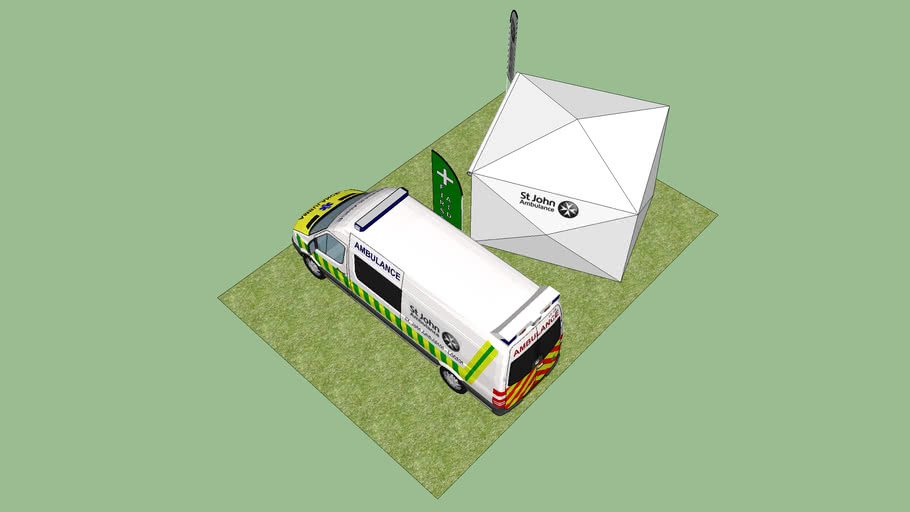 St John Ambulance First Aid Post | 3D Warehouse