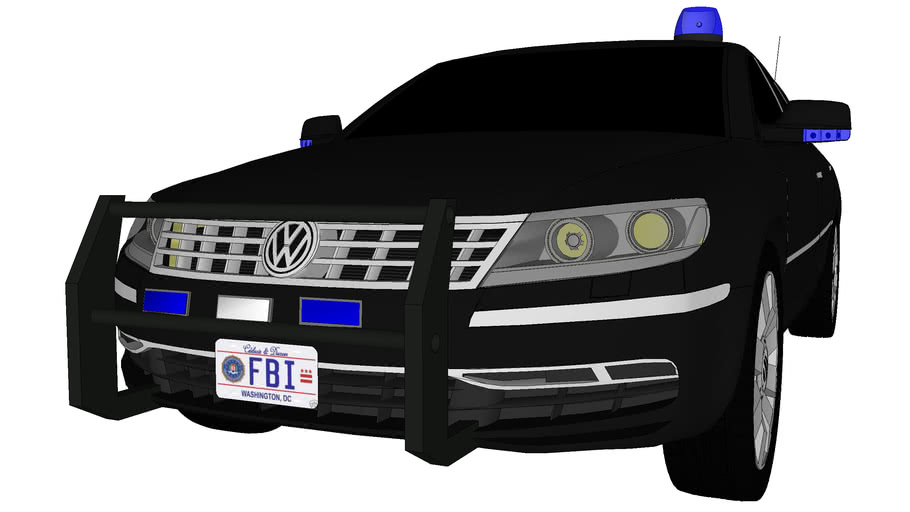 2011 Volkswagen Phaeton GP3 FBI Unmarked Car | 3D Warehouse