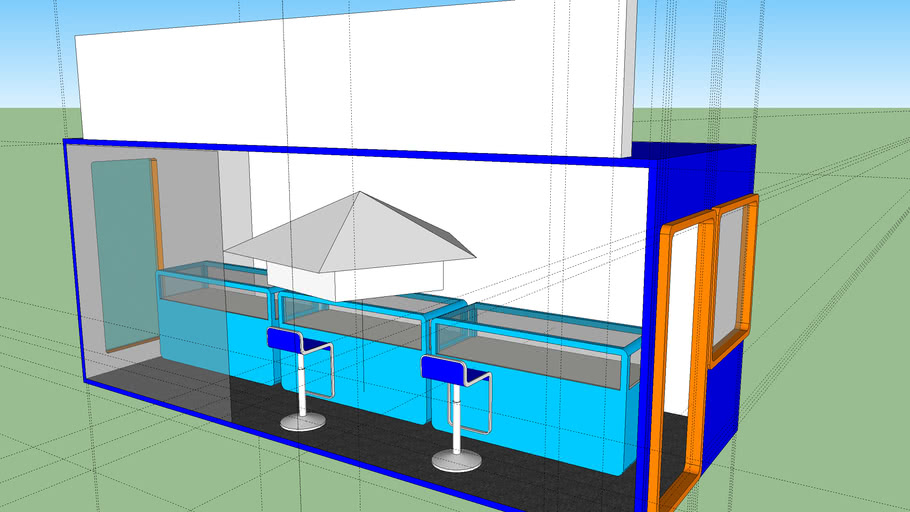 Container Booth | 3D Warehouse