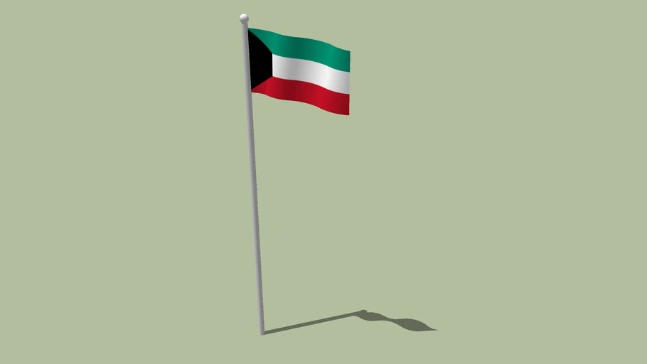 Flag of Kuwait | 3D Warehouse