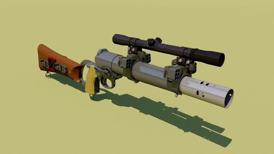 Blastech EE-3 Carbine rifle (ESB version) | 3D Warehouse