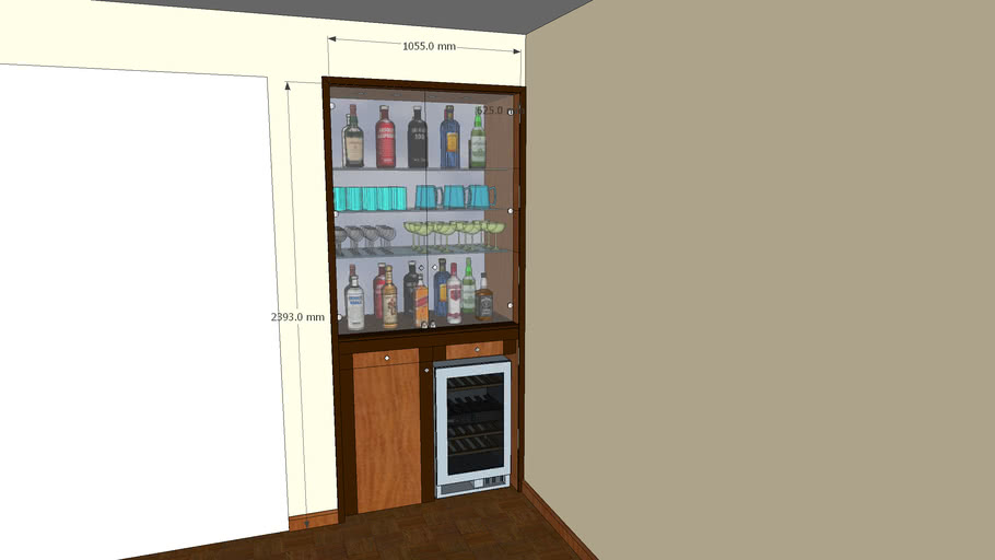 Built - in Home Bar | 3D Warehouse