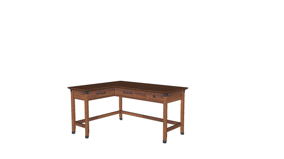 L shape table | 3D Warehouse