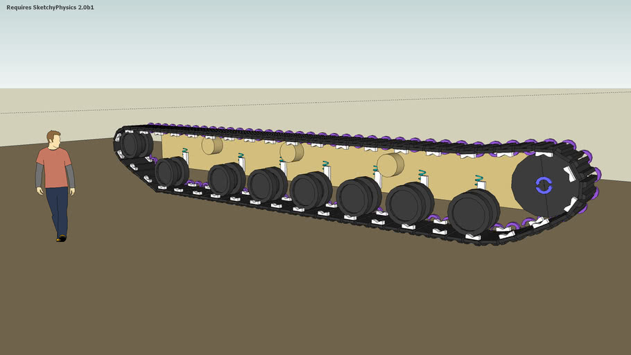 Abrams Tank tracks | 3D Warehouse