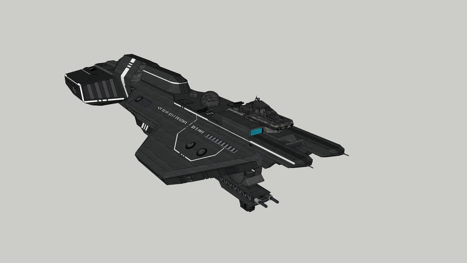 UNSC Spear of reclamation (based off spirit of fire/ Phoenix class ...