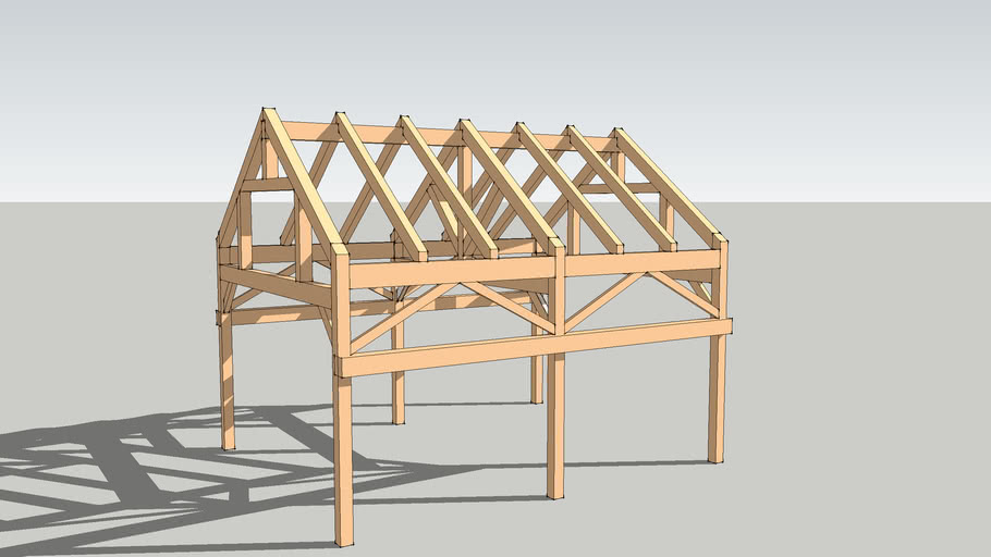 Timber frame | 3D Warehouse