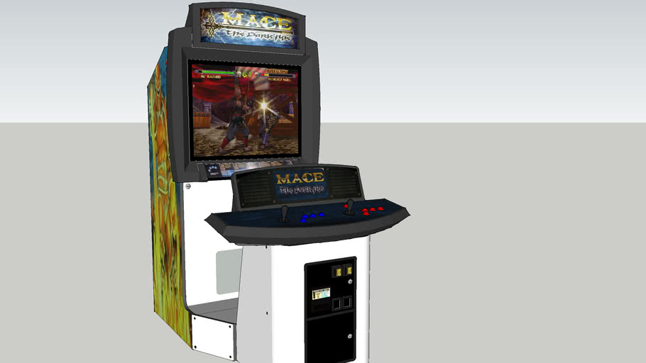 Mace The Dark Age Arcade Game (Showcase Cabinet) | 3D Warehouse