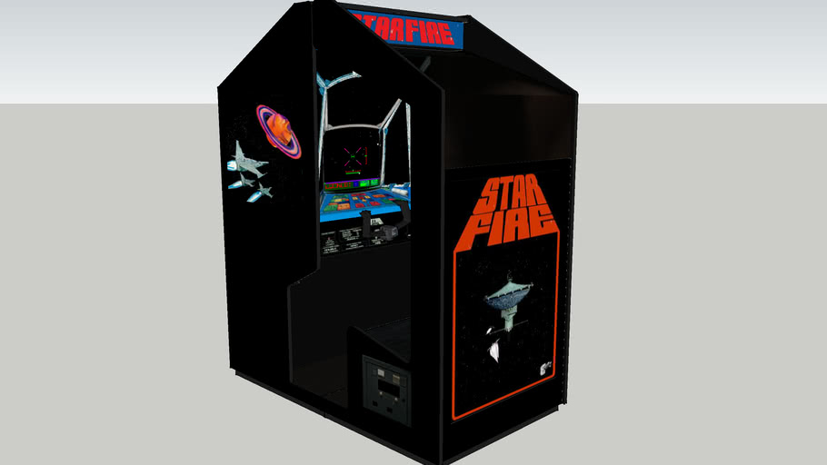Star Fire cockpit arcade game | 3D Warehouse