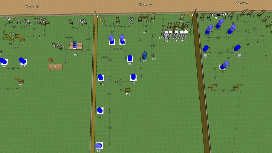 AAF&G IDPA Courses of Fire for 3 August 2012 | 3D Warehouse