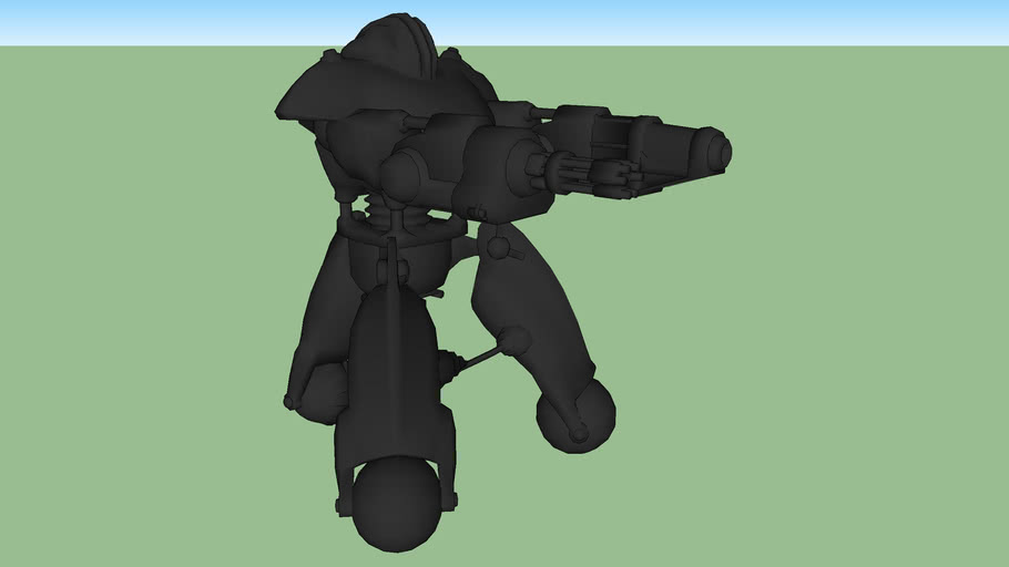 Fallout 3 Sentry Bot | 3D Warehouse