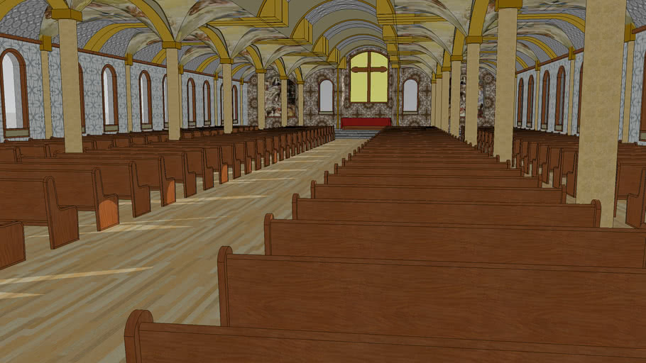 Church Interior | 3D Warehouse