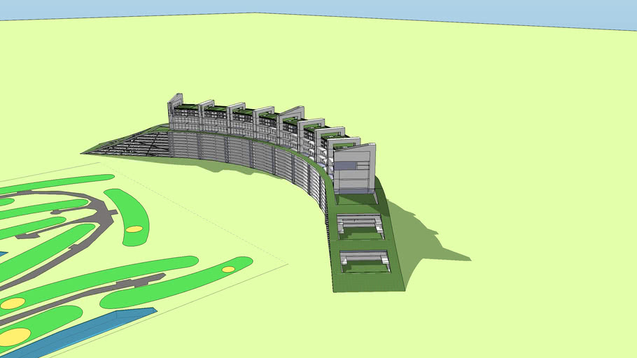 Curved Building | 3D Warehouse