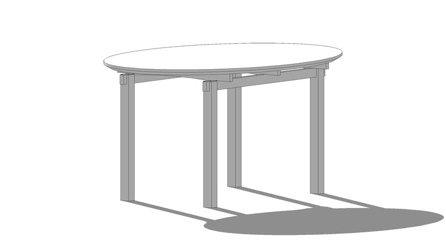 OVAL TABLE | 3D Warehouse
