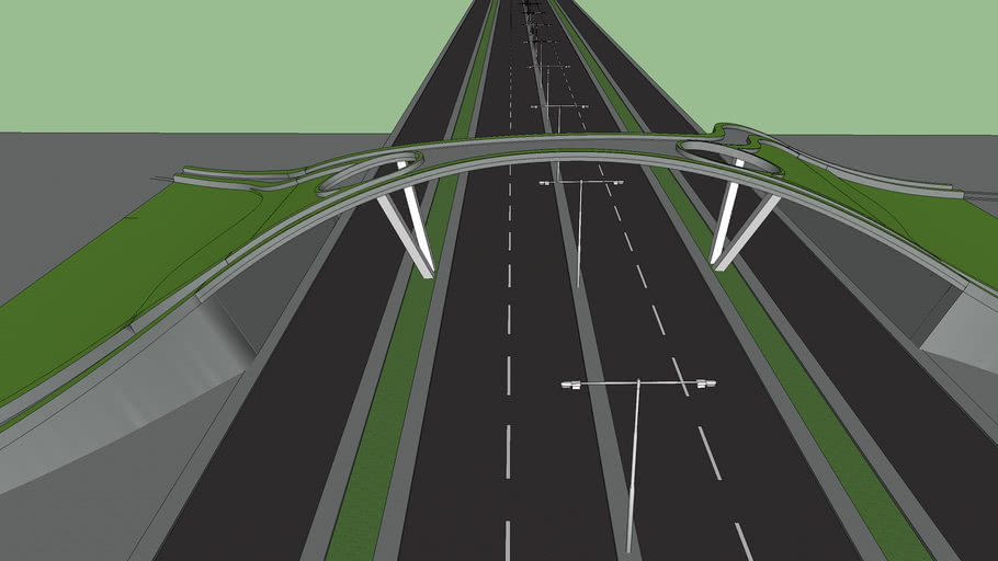Puente peatonal | 3D Warehouse