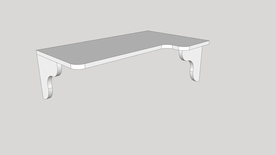 wall mounted corner table | 3D Warehouse