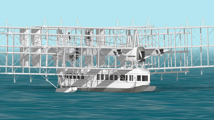 41 Caproni Ca60 Noviplano | 3D Warehouse