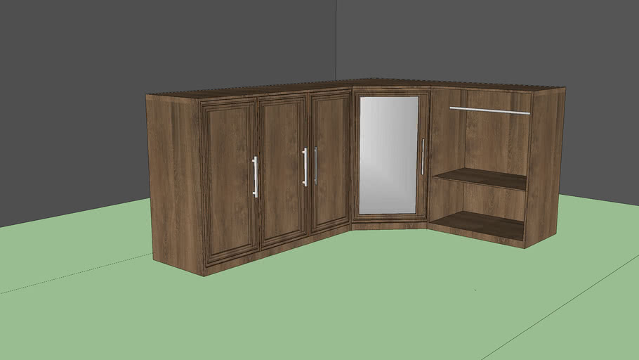 Guarda Roupa Em 'L' | 3D Warehouse