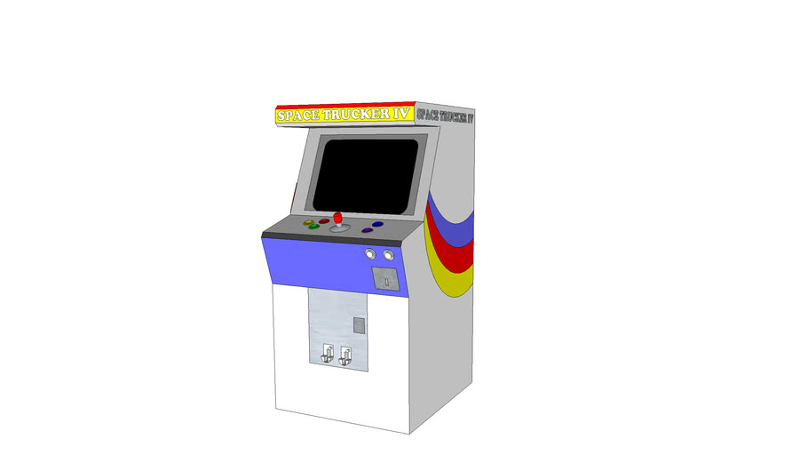 80s Style Arcade Game | 3D Warehouse