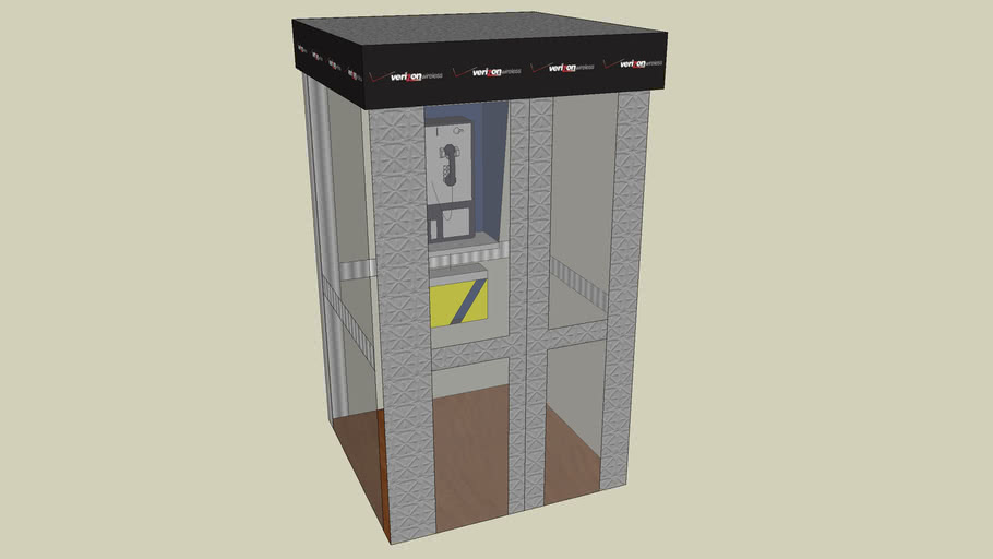 Verizon Wireless Phone Booth | 3D Warehouse