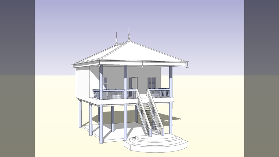 Khmer Village House | 3D Warehouse