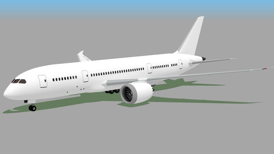 Template - Boeing 787-8 Dreamliner | 3D Warehouse