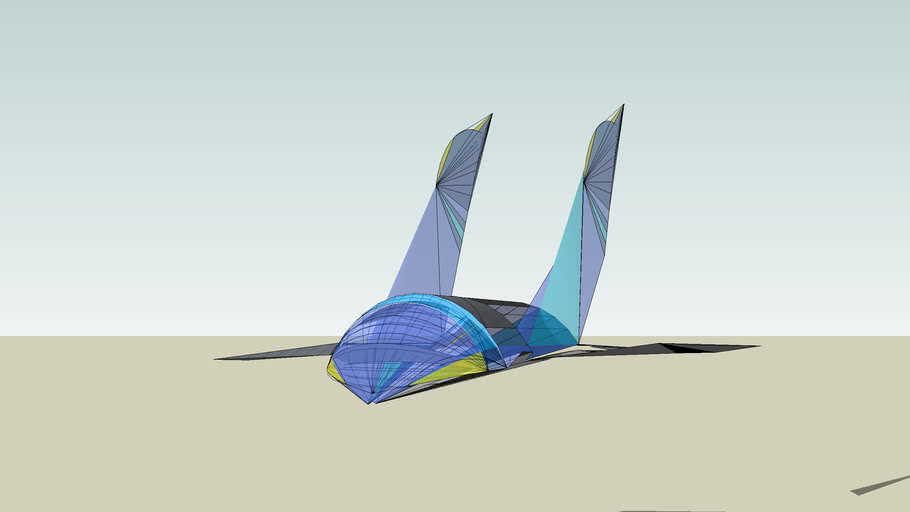 Futuristic Space Plane/ Observatory; Generation X Shuttle: Dragonfly Insectus | 3D Warehouse