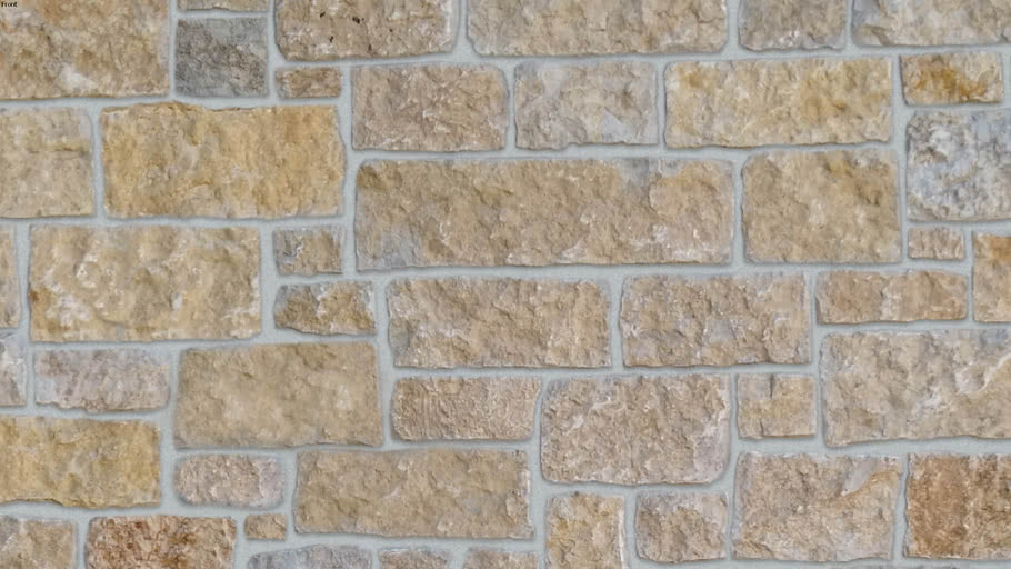 'Prairie Castle Ridge' (Gray Joint) Seamless Natural Stone Veneer ...