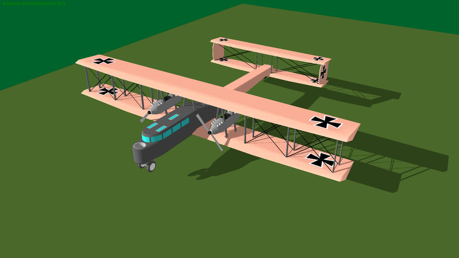 Zeppelin Staaken R.VI | 3D Warehouse