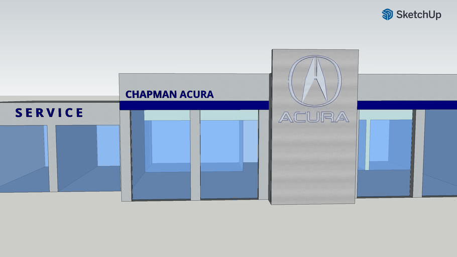 Chapman Acura Dealership | 3D Warehouse