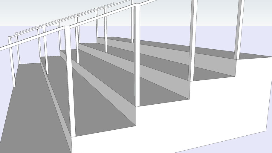 Steps with Rails | 3D Warehouse