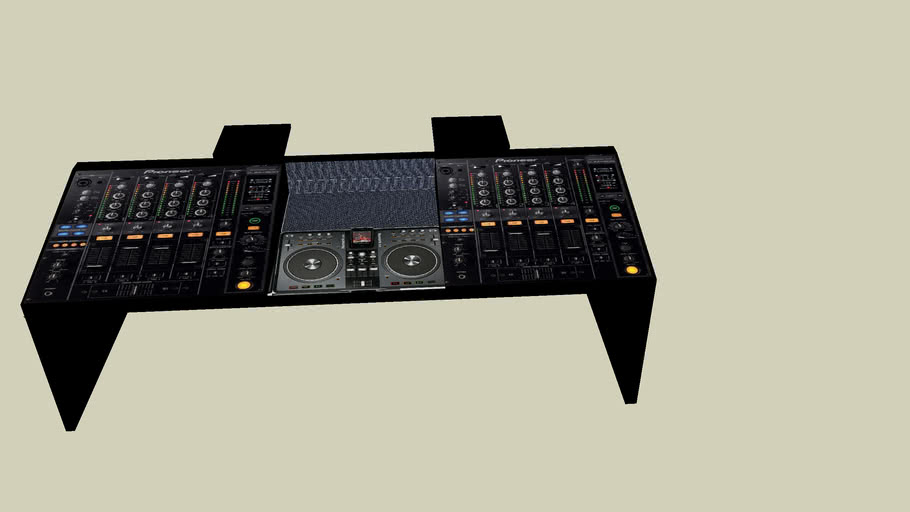 DJ Mixing Desk | 3D Warehouse