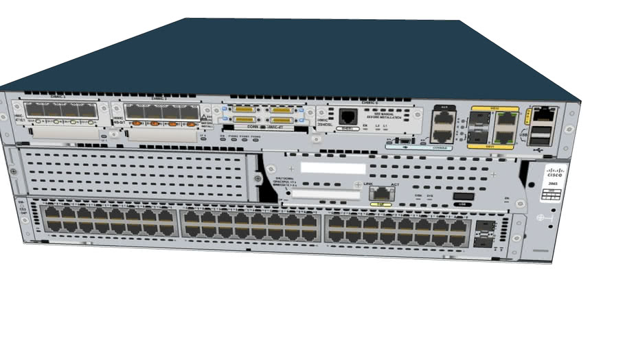 Cisco 3945 Router | 3D Warehouse