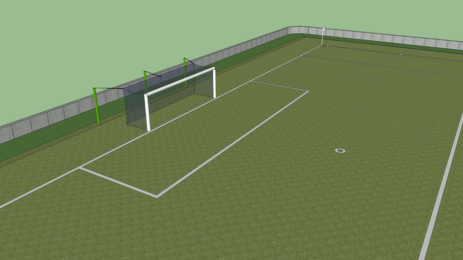 Football pitch template | 3D Warehouse