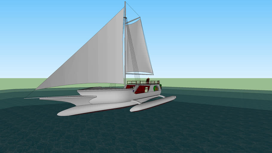 Trimaran Concept (2Mb) | 3D Warehouse