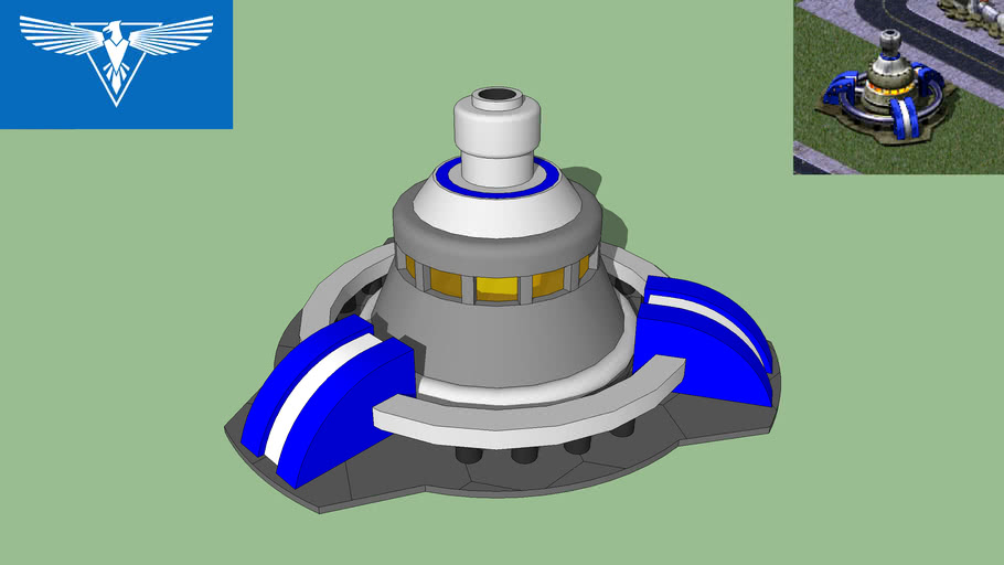 Red Alert 2 Allied Ore Purifier | 3D Warehouse