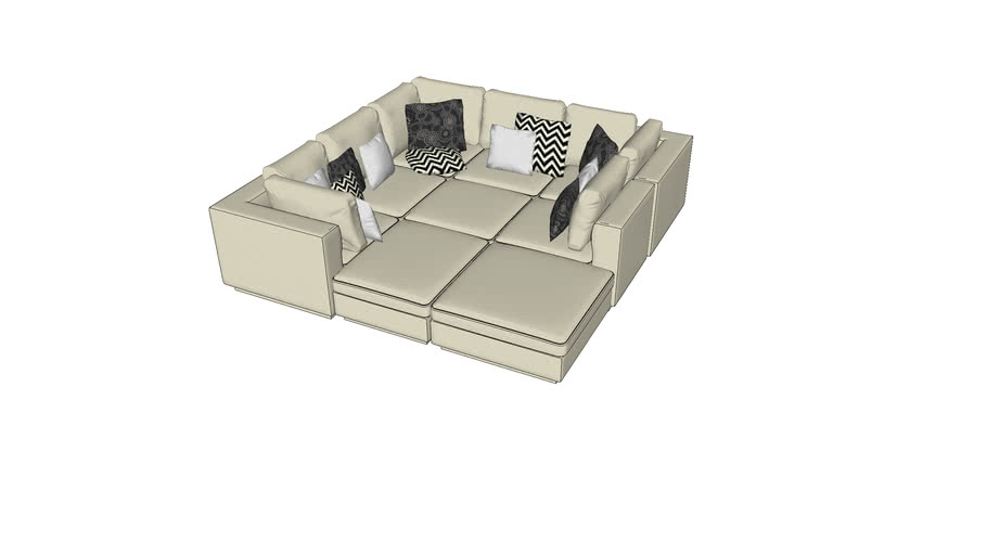 modular sofa | 3D Warehouse
