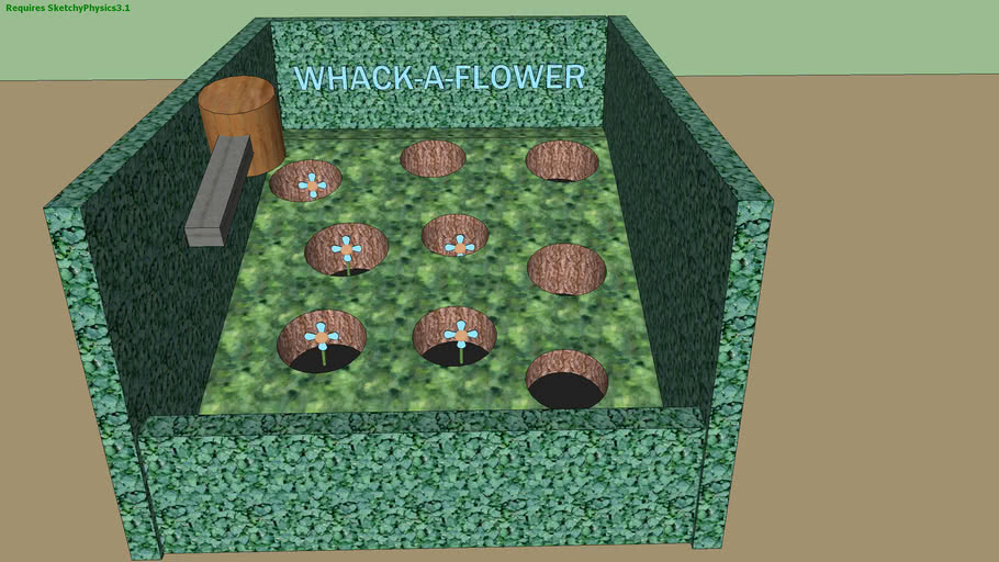 The Whack-A-Flower (SketchyPhysics) | 3D Warehouse
