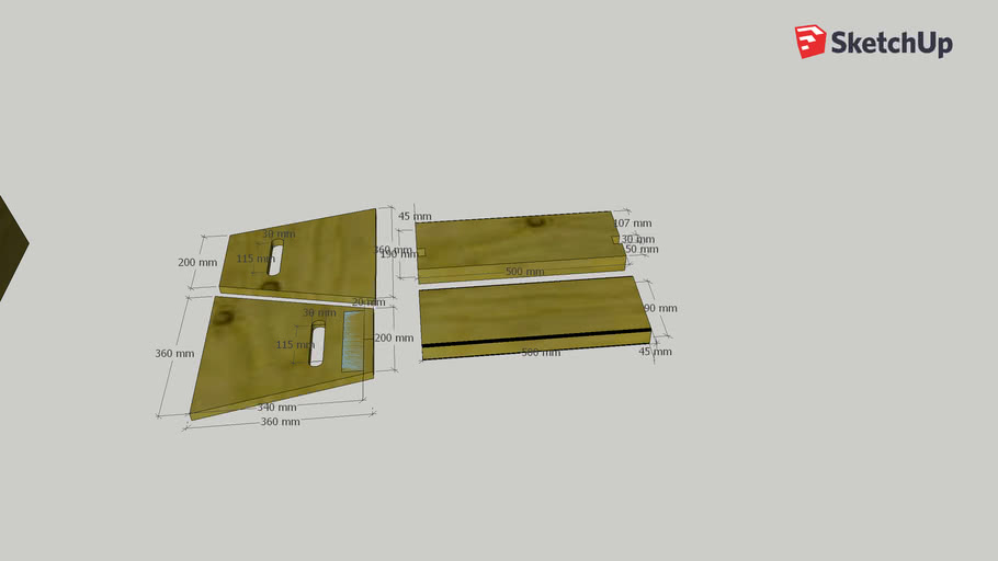 Mini Working Platform | 3D Warehouse