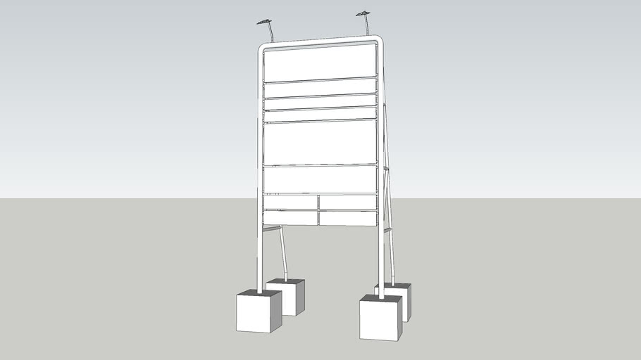 sign board | 3D Warehouse