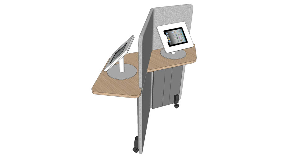 Movable ipad Stand Partition by pooh | 3D Warehouse