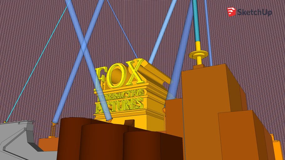 FOX interative pictures logo 2020 a.k.a 20th century fox logo | 3D ...