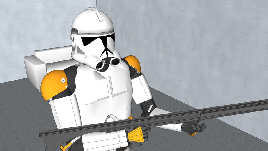 commander cody the leder of the federation | 3D Warehouse