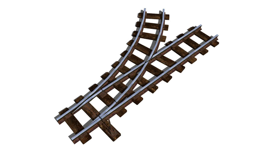 Railroad (Switch left) | 3D Warehouse
