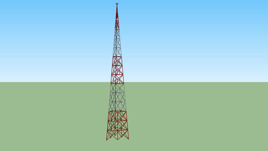 Radio Tower - triangular base | 3D Warehouse
