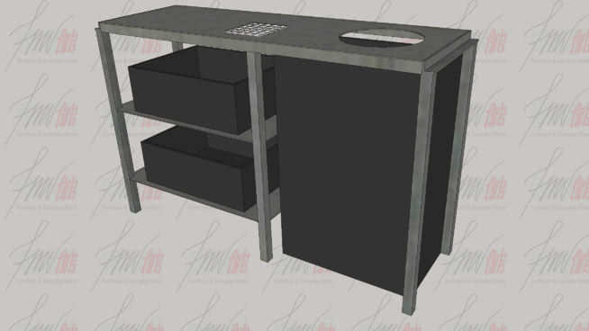 Condiment Table 1.2 | 3D Warehouse
