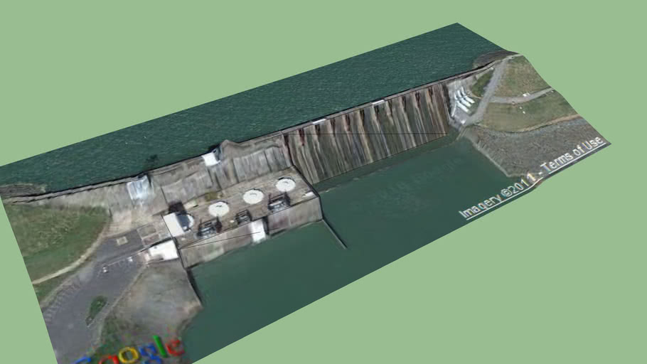 Cowans Ford Dam | 3D Warehouse