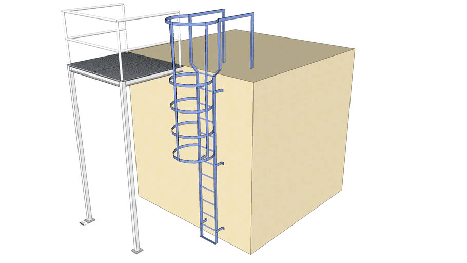 Safety ladder | 3D Warehouse