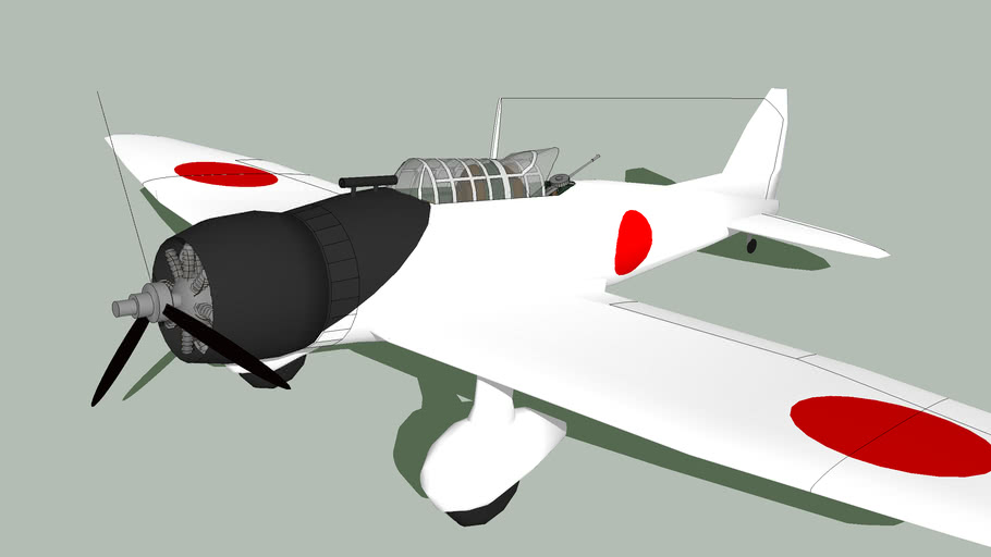 Aichi D3A 'Val' | 3D Warehouse