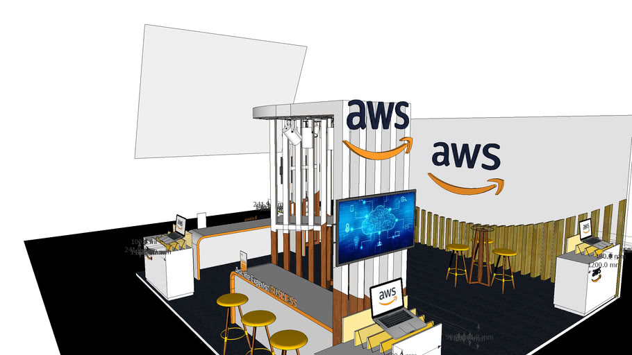 AWS booth | 3D Warehouse