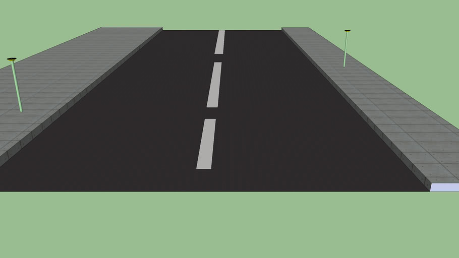 weg of straat | 3D Warehouse